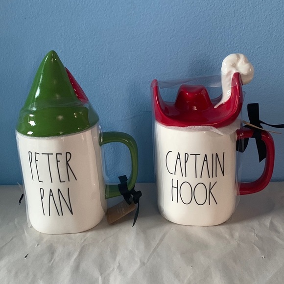 Rae Dunn | Accents | Rae Dunn Disney Peter Pan And Captain Hook Mug ...